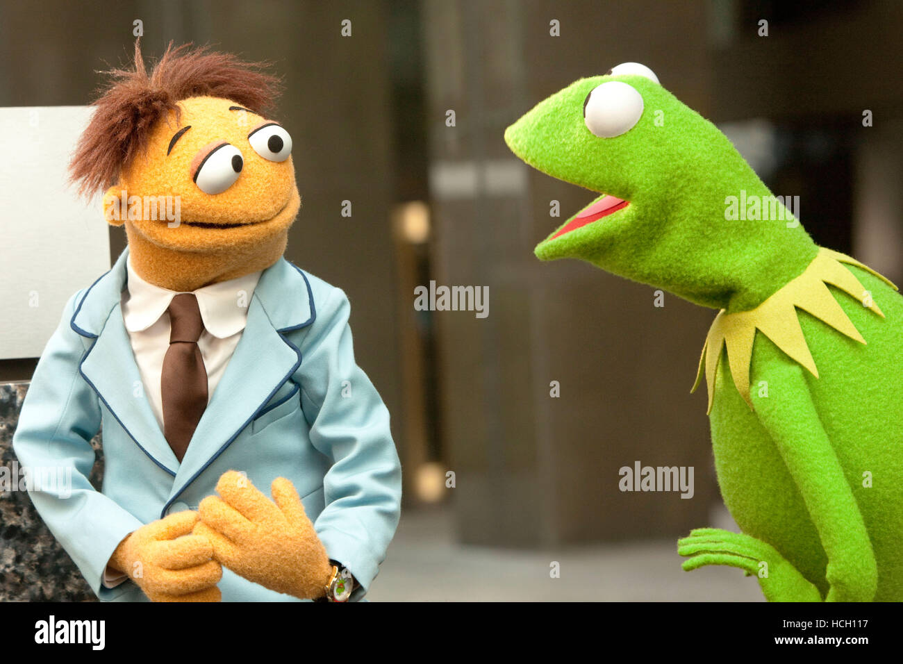 THE MUPPETS, l-r: Walter, Kermit the Frog, 2011, ph: Scott Garfield ...