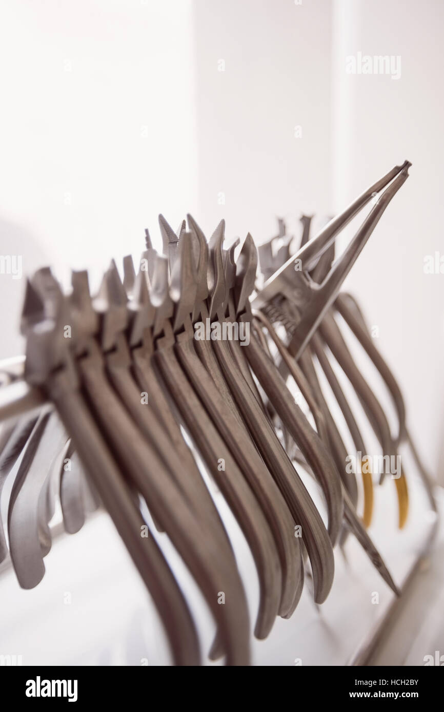 Close up of dental tools Stock Photo - Alamy