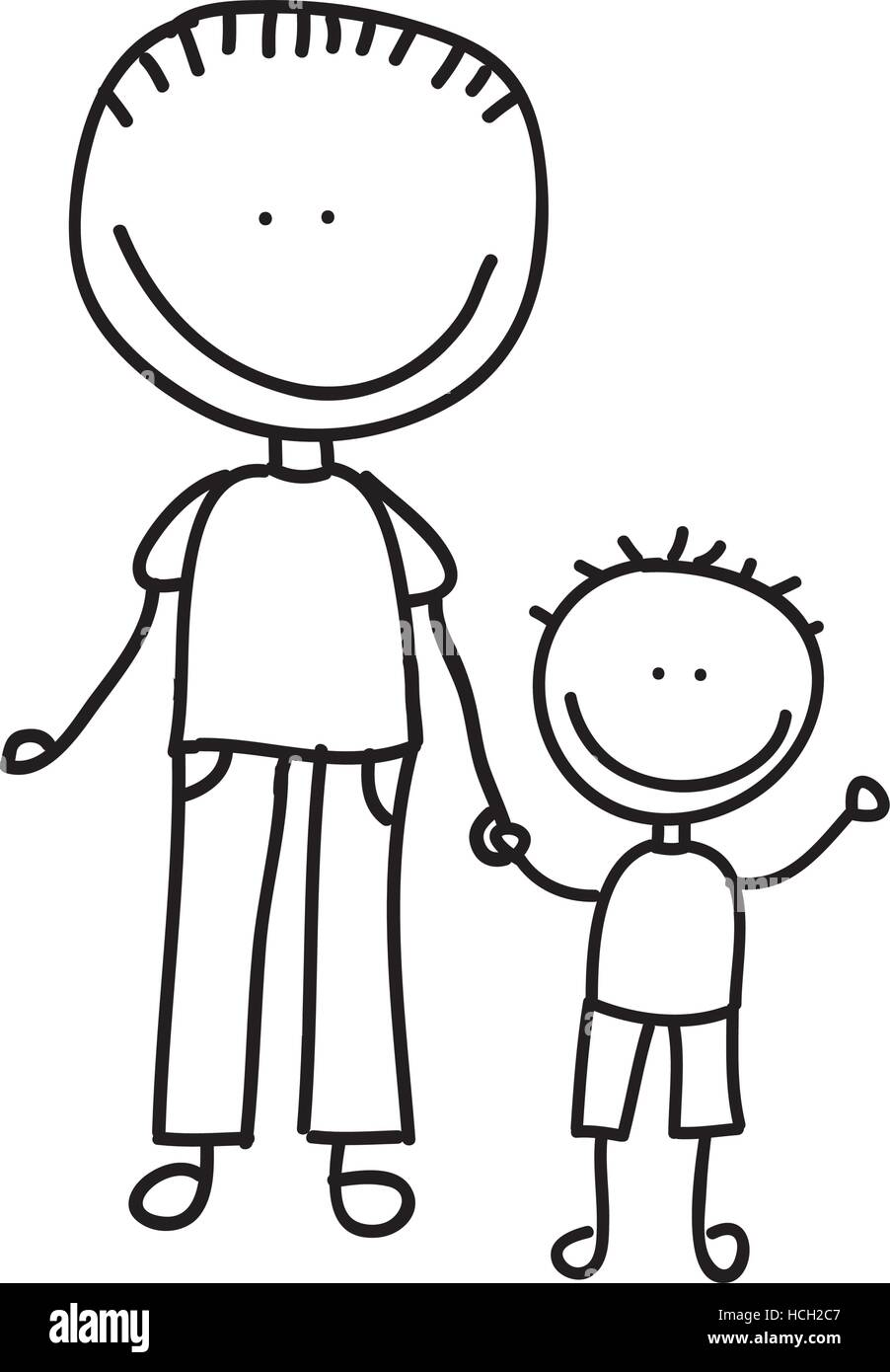cute little family character icon vector illustration design Stock ...