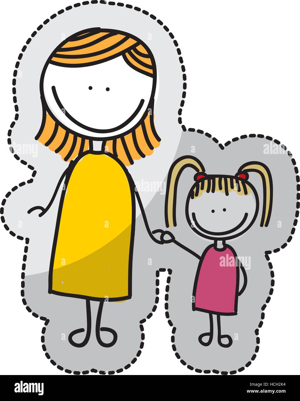 cute little family character icon vector illustration design Stock ...