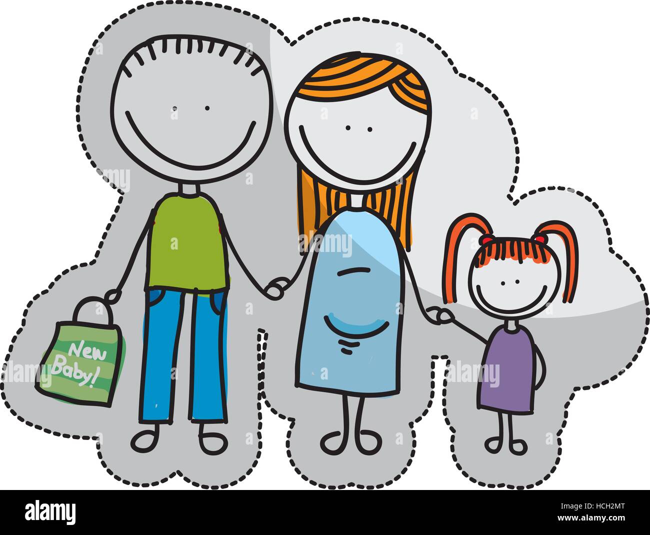 Cute little group kids characters hi-res stock photography and images ...