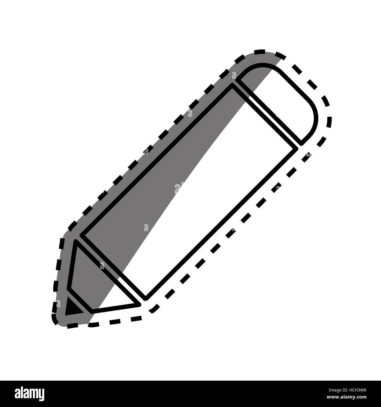 Isolated pencil symbol Stock Photo - Alamy