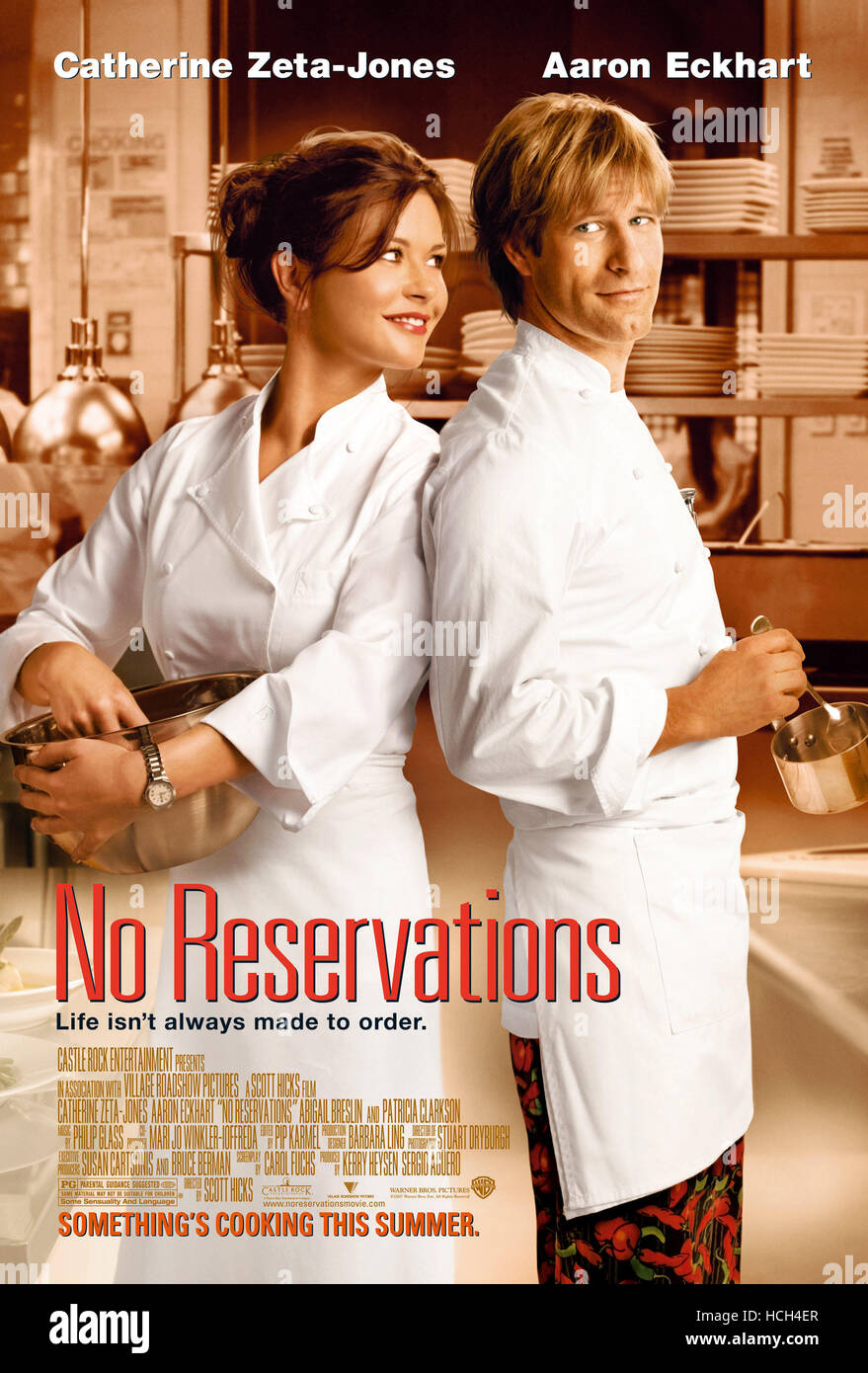 NO RESERVATIONS, Catherine Zeta-Jones, Aaron Eckhart, 2007. ©Warner ...