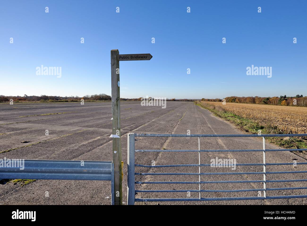 Abandoned Wisley airfield Surrey UK Stock Photo - Alamy