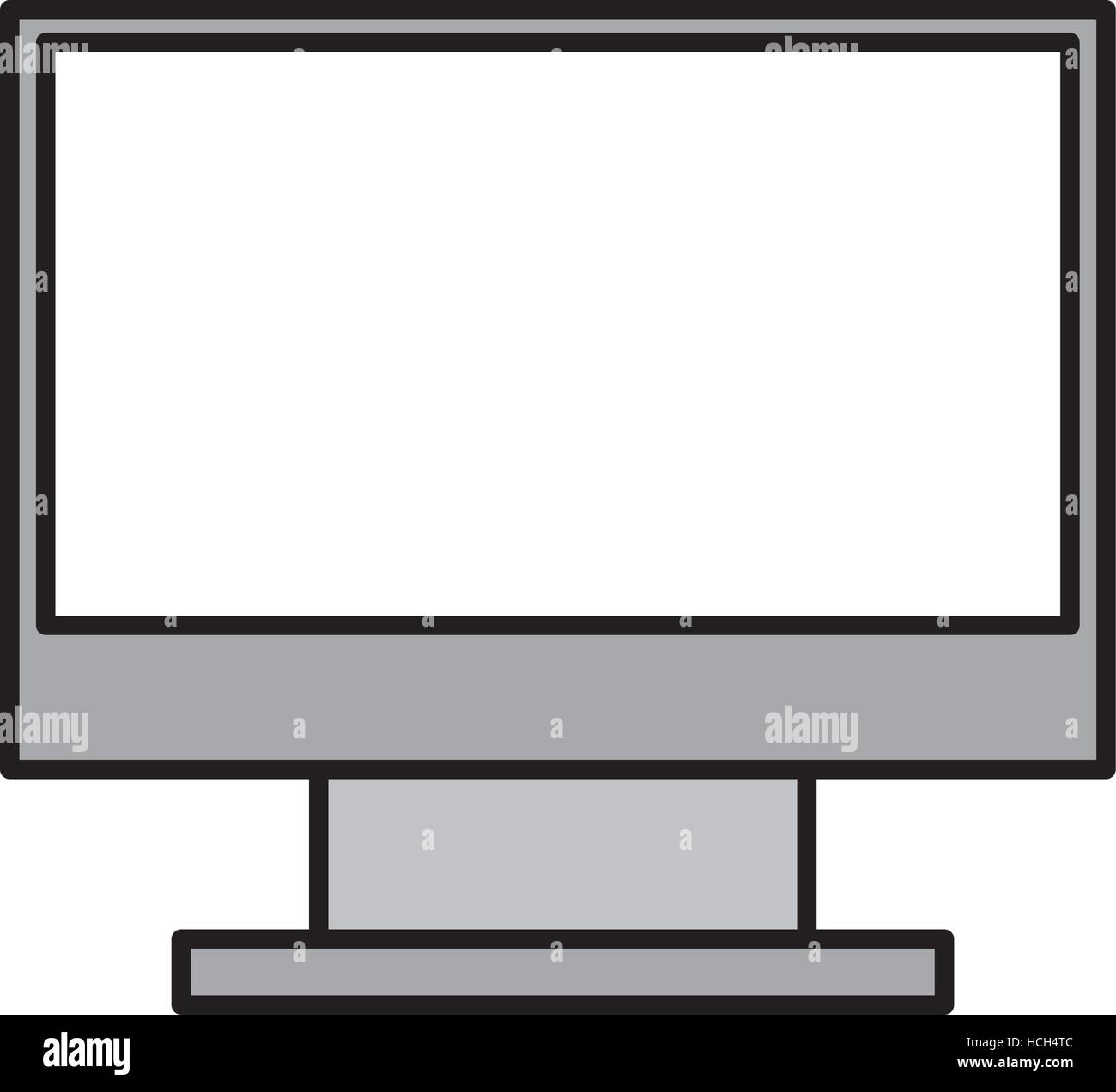 computer monitor isolated icon vector illustration design Stock Vector ...