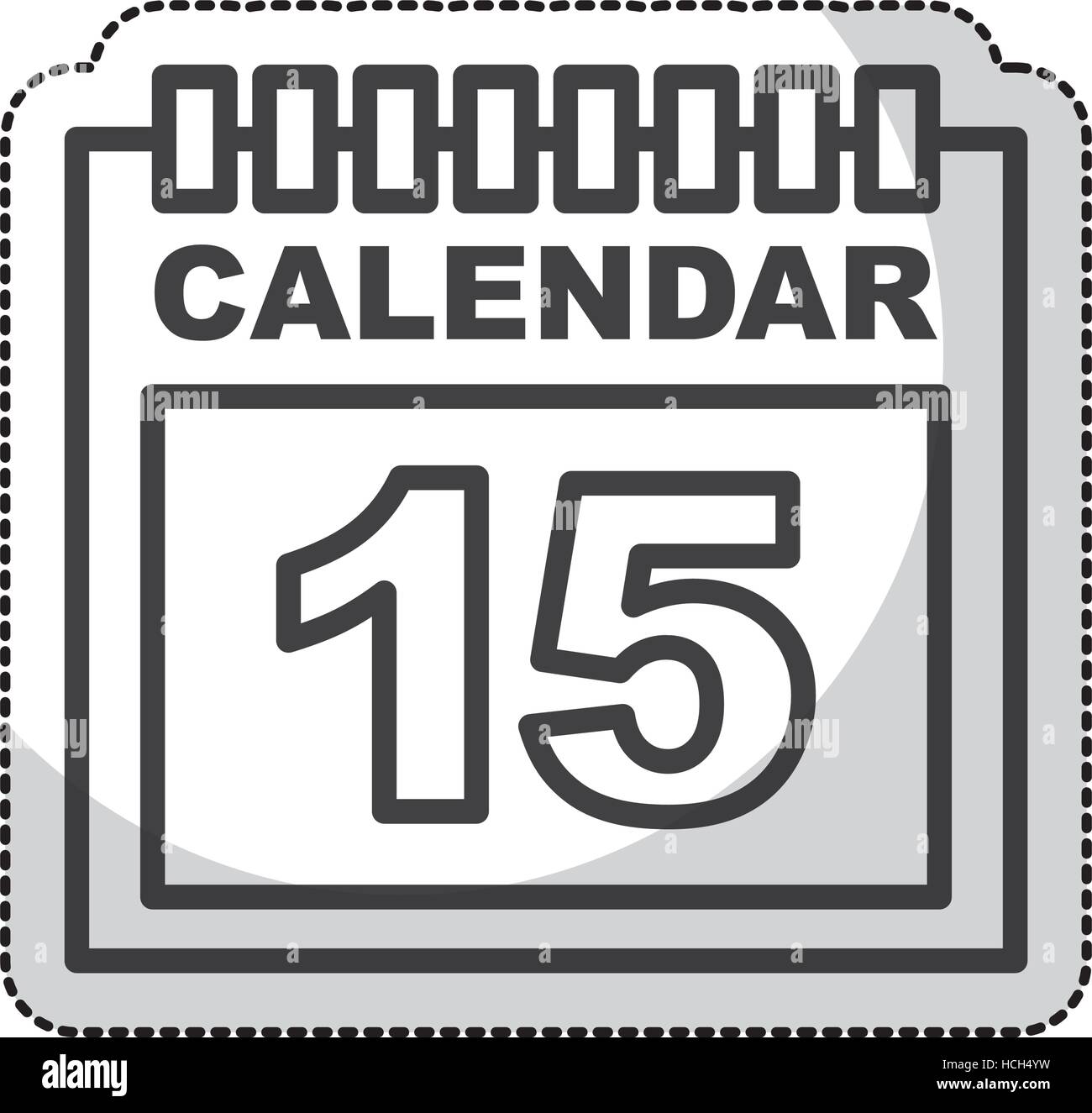 calendar reminder isolated icon vector illustration design Stock Vector ...