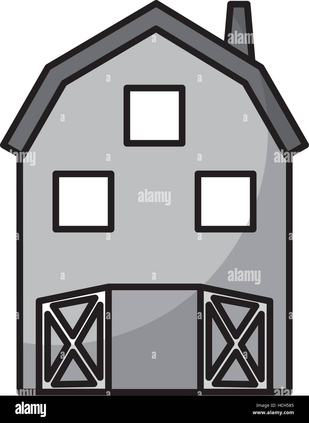 stable farm isolated icon vector illustration design Stock Vector Image ...