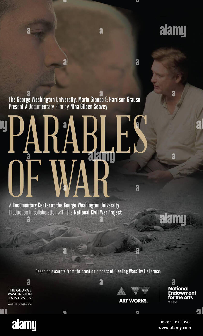 PARABLES OF WAR, US poster, from left: Josh Bleill, Keith Thompson ...