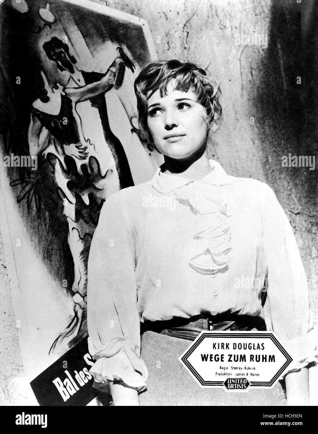 PATHS OF GLORY, Susanne Christian (aka Christiane Kubrick), 1957 Stock ...