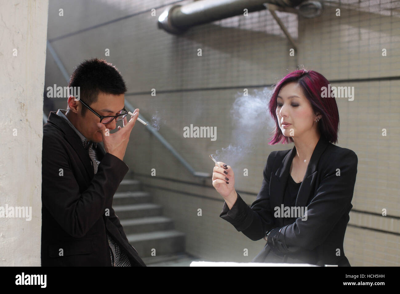 LOVE IN A PUFF, (aka CHI MING YU CHUN GIU), from left: Shawn Yue ...