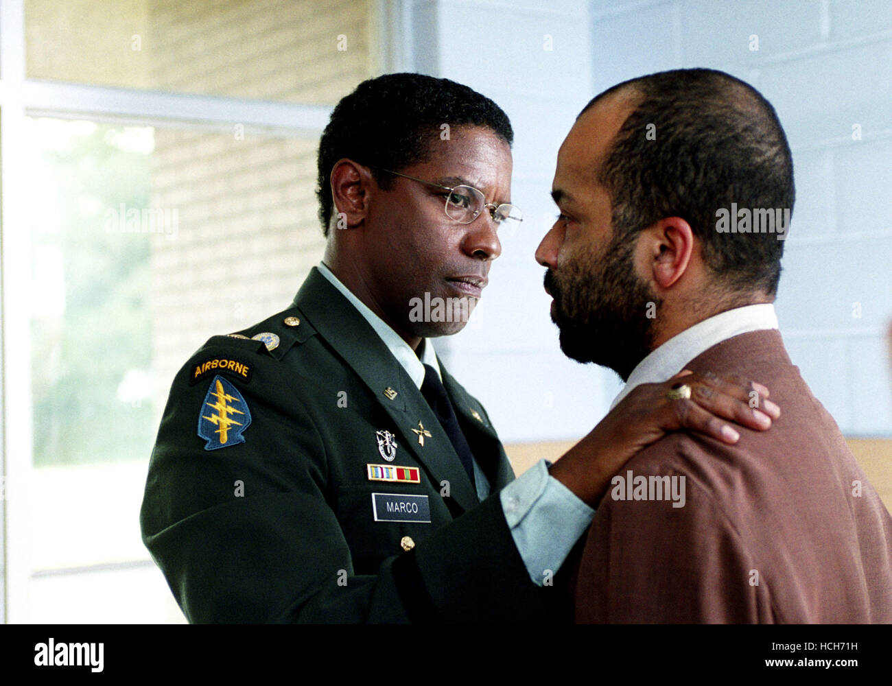 THE MANCHURIAN CANDIDATE, Denzel Washington, Jeffrey Wright, 2004, (c ...