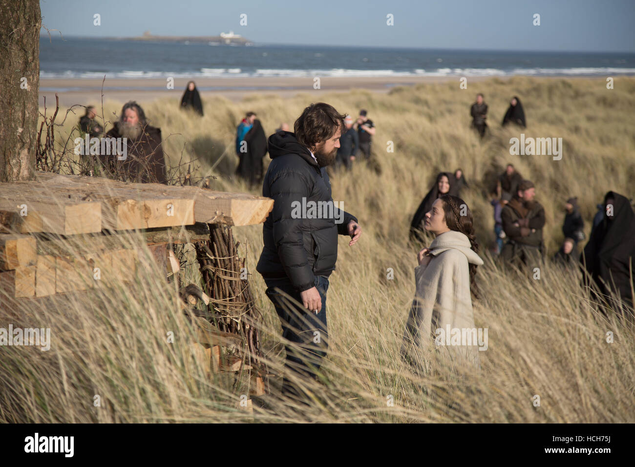 MACBETH, from left: director Justin Kurzel, Marion Cotillard as Lady ...