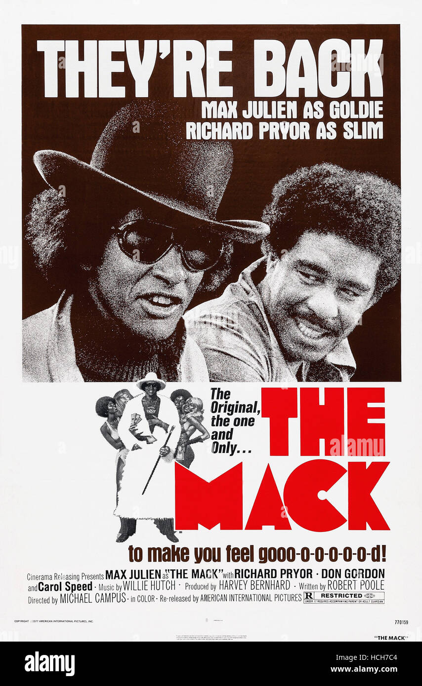 THE MACK, US poster, top from left: Max Julien, Richard Pryor, 1973 ...
