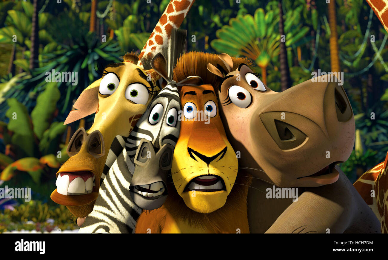Madagascar Alex Marty Gloria Melman Marty Alex Gloria Melman