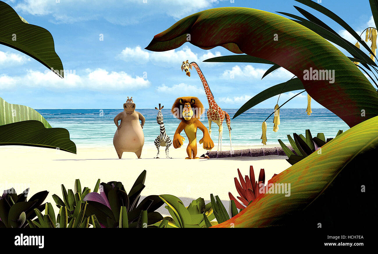 MADAGASCAR, Gloria, Marty, Alex, Melman, 2005, (c) DreamWorks/courtesy ...
