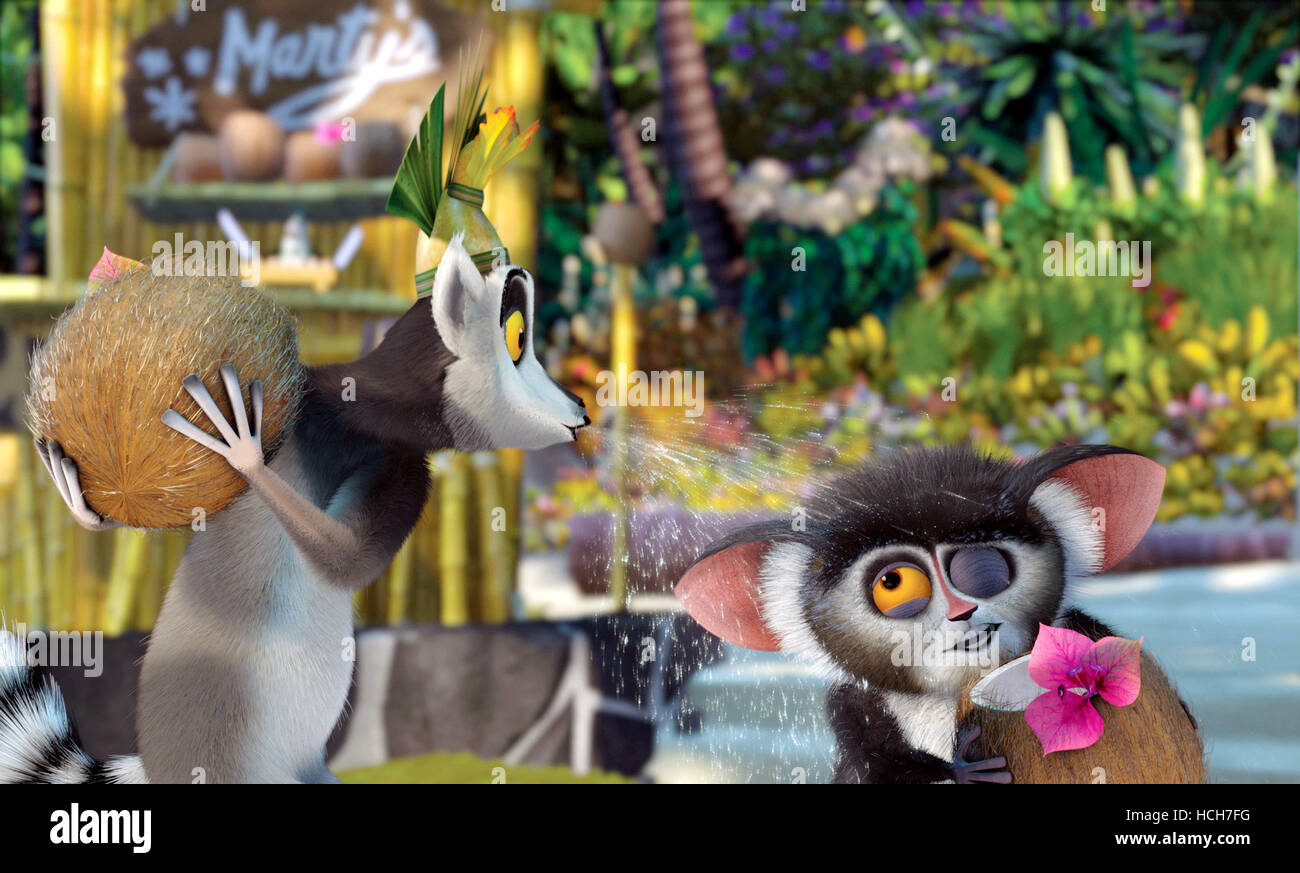 MADAGASCAR, King Julien, Maurice, 2005, (c) DreamWorks/courtesy Everett ...