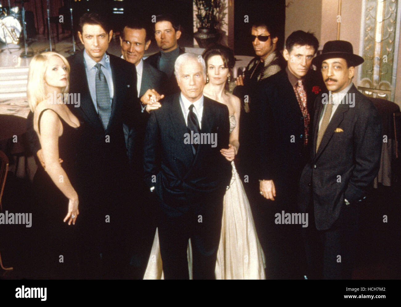 MAD DOG TIME, Richard Dreyfuss (front), Diane Lane (touching arm), rear ...