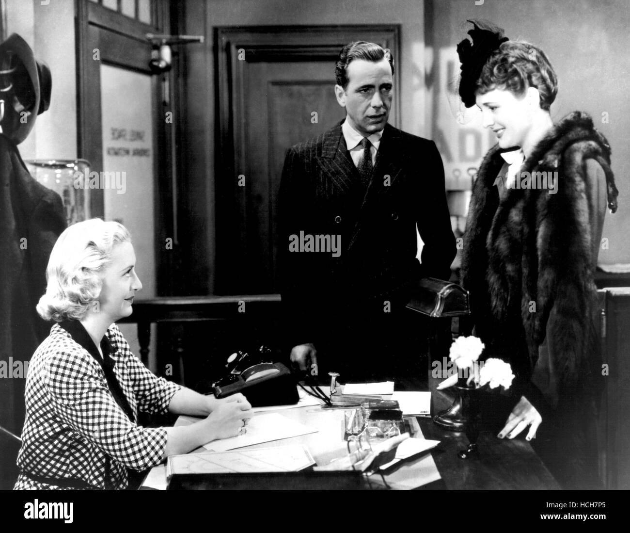 THE MALTESE FALCON, Lee Patrick, Humphrey Bogart, Mary Astor, 1941 ...