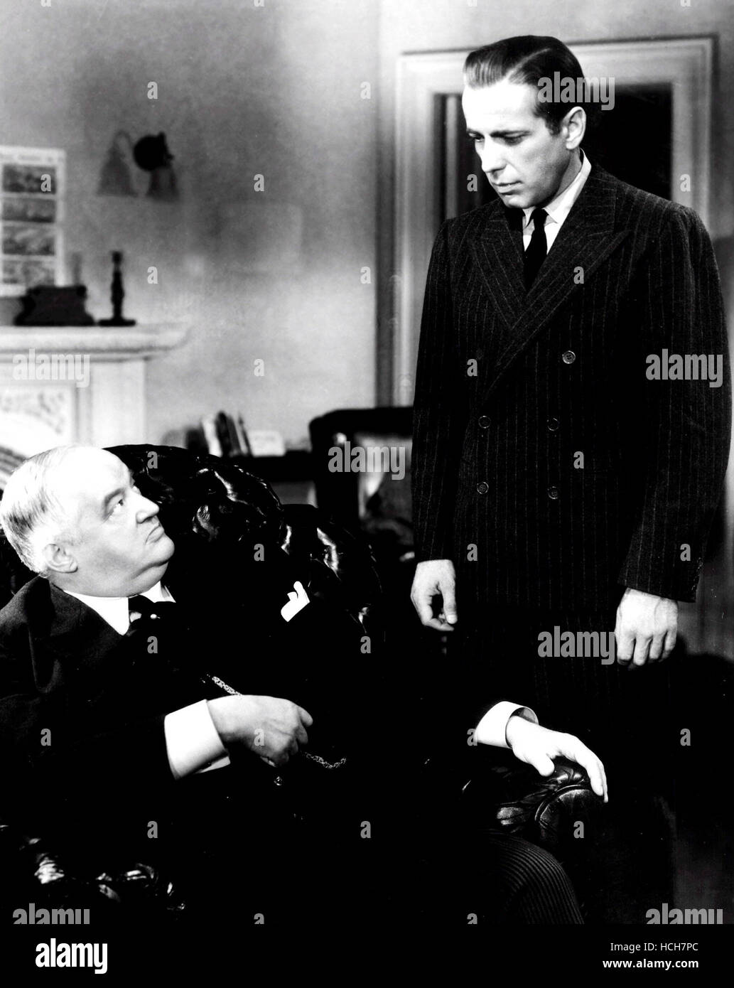 THE MALTESE FALCON, Sydney Greenstreet, Humphrey Bogart, 1941 Stock ...