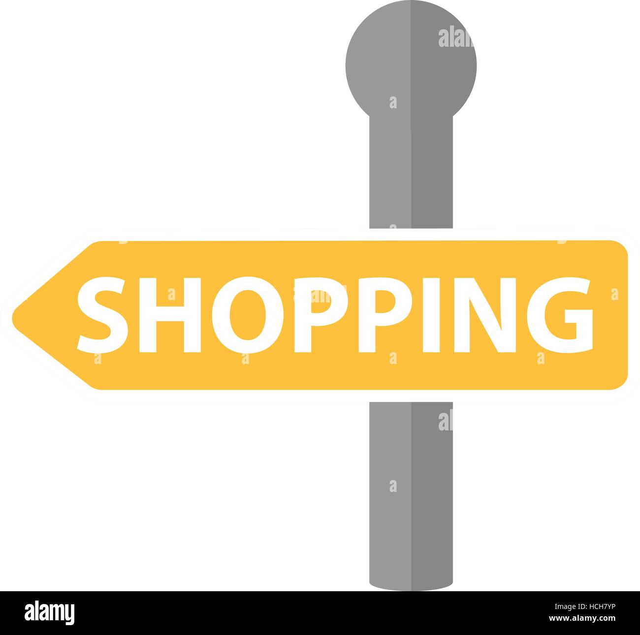 Shop sign street light Stock Vector Images - Alamy