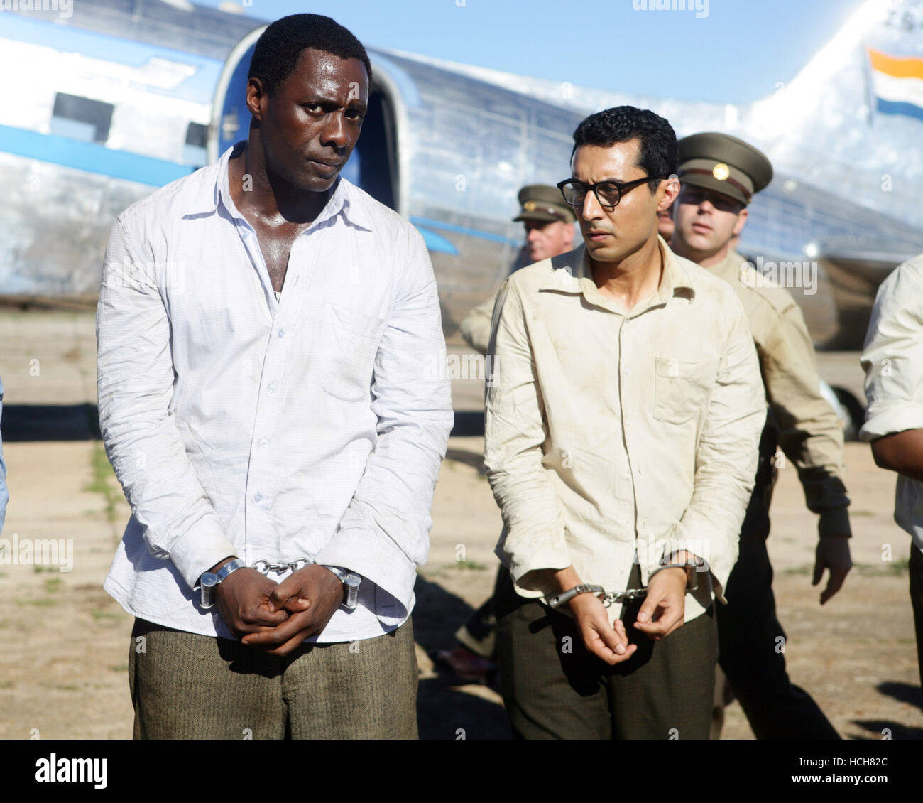 MANDELA: LONG WALK TO FREEDOM, from left: Idris Elba as Nelson Mandela ...