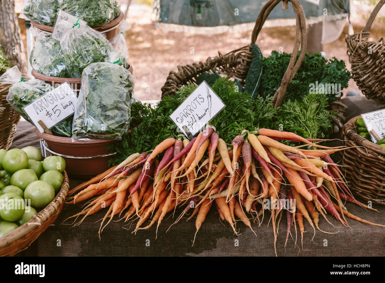 Farmers market produce Stock Photo - Alamy