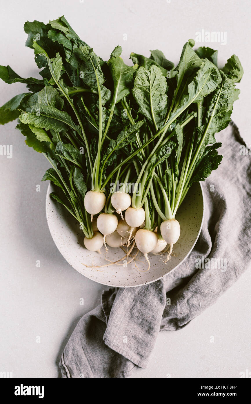 Roasted Japanese Turnips Stock Photo - Alamy