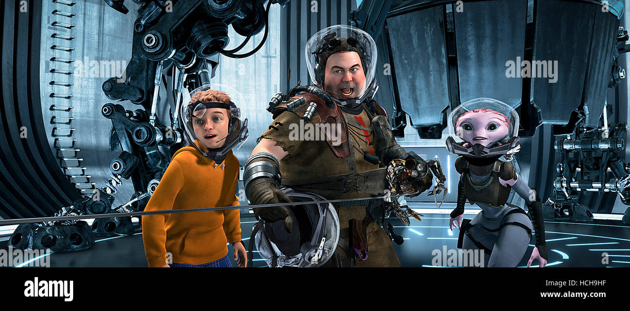 MARS NEEDS MOMS, from left: Milo (voice: Seth Green), Gribble (voice ...