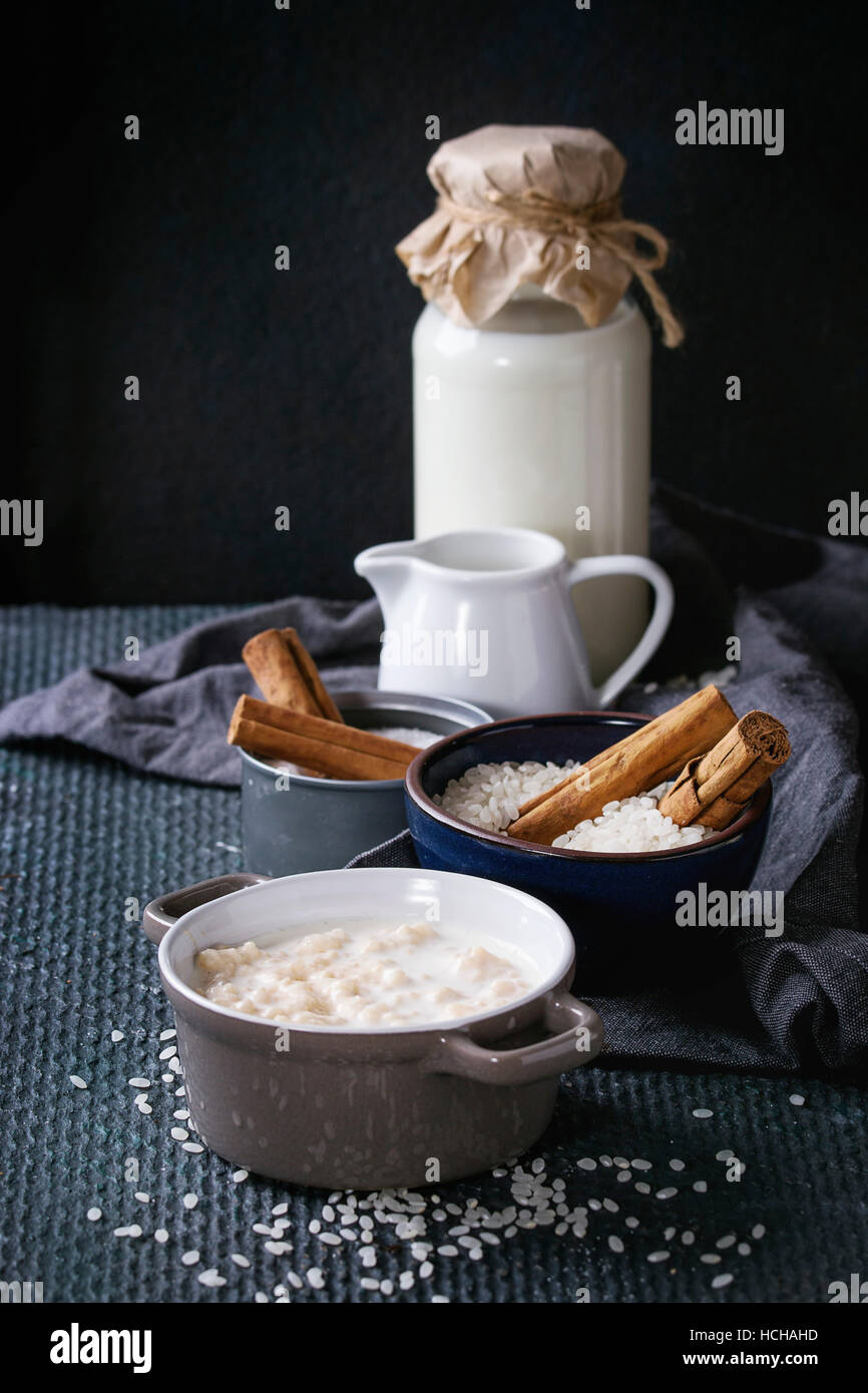 Pot of cream dessert hi-res stock photography and images - Alamy