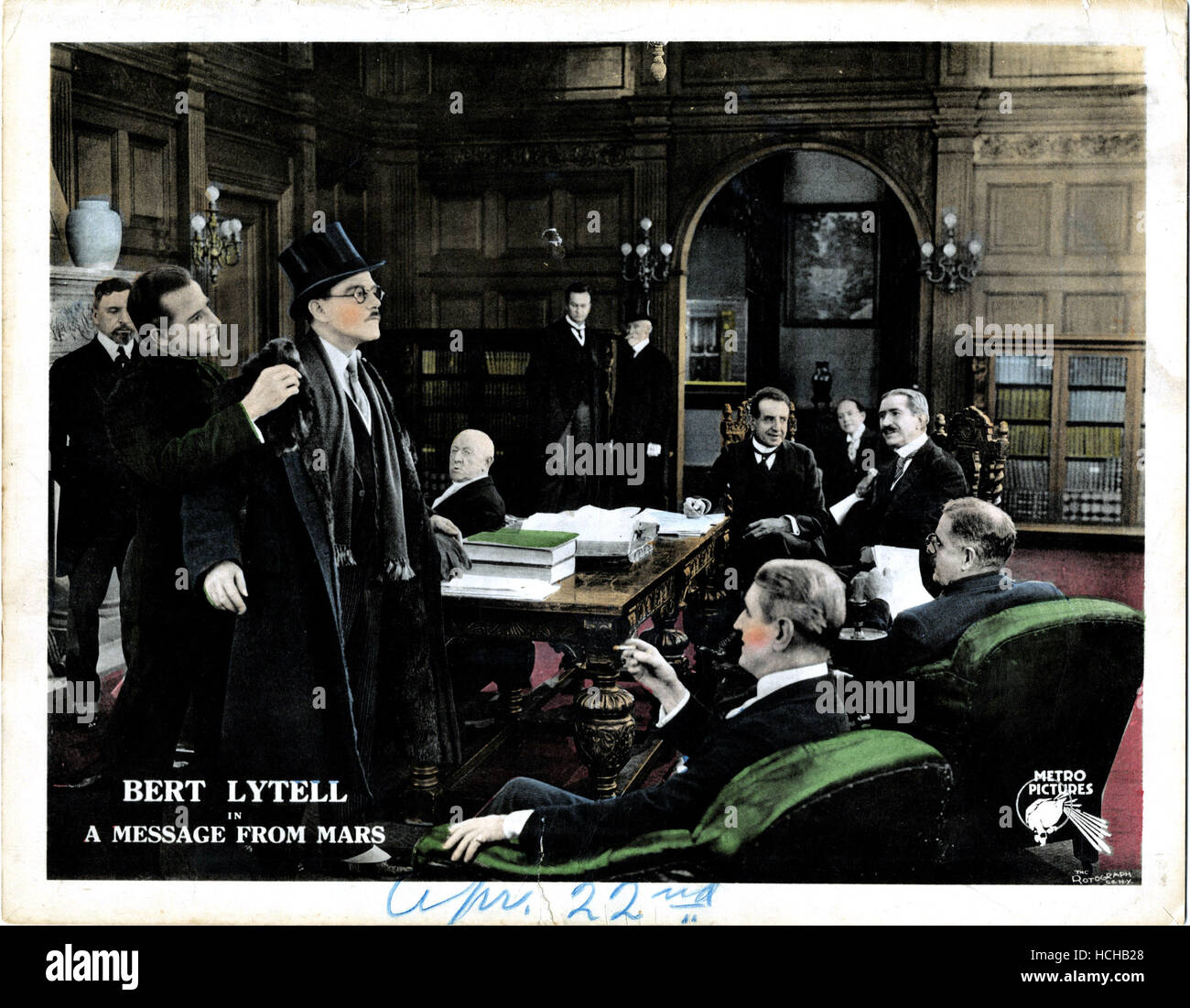 A MESSAGE FROM MARS, Bert Lytell, (in top hat), 1921 Stock Photo - Alamy