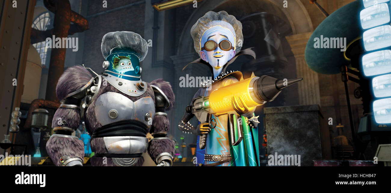 MEGAMIND, l-r: Minion (voice of David Cross), Megamind (voice by Will ...