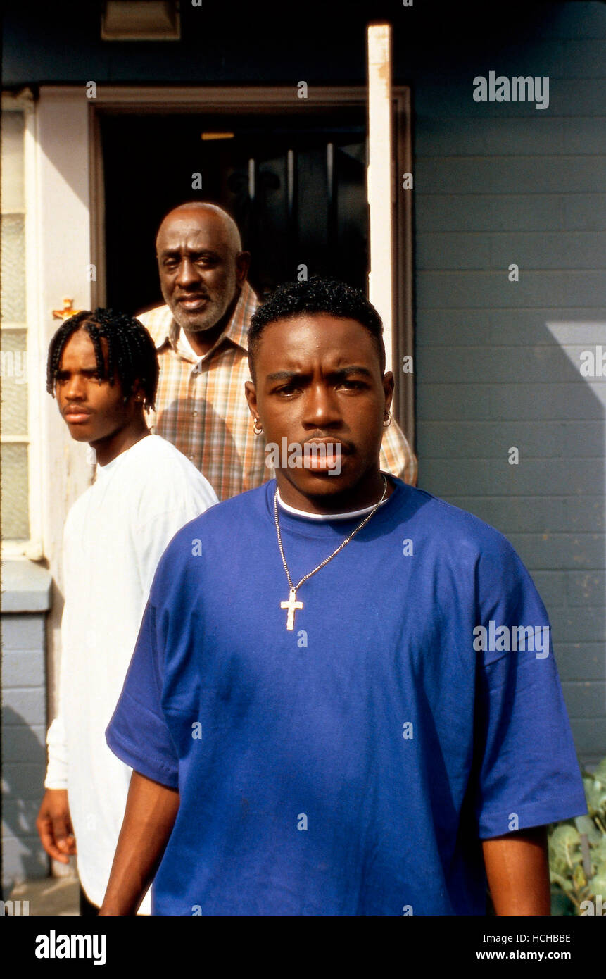 MENACE II SOCIETY, Larenz Tate, Arnold Johnson, Tyrin Turner, 1993. (c ...