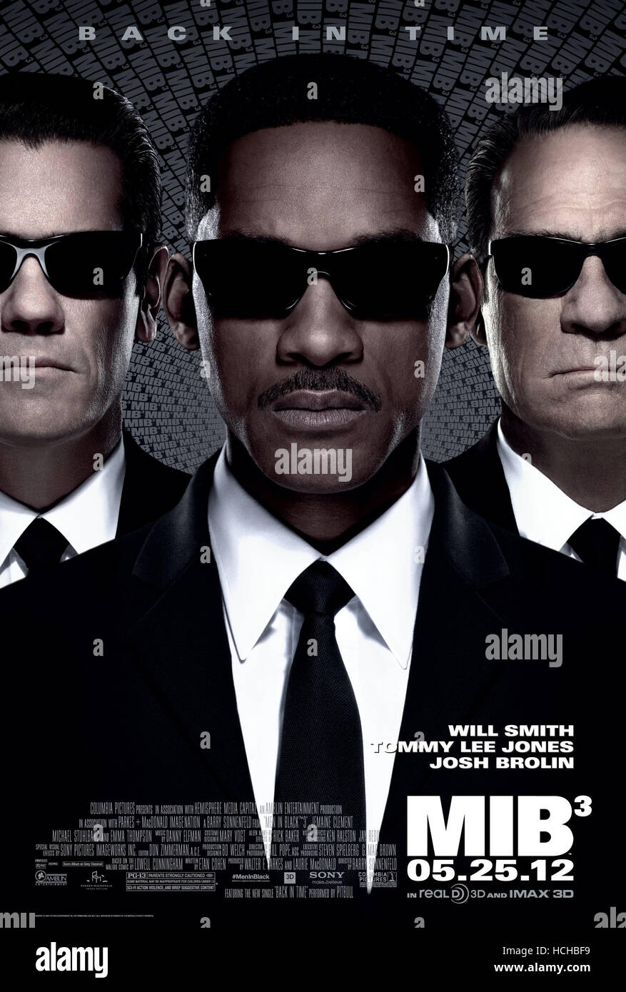MEN IN BLACK III, US poster art, from left: Josh Brolin, Will Smith, Tommy Lee Jones, 2012 ...