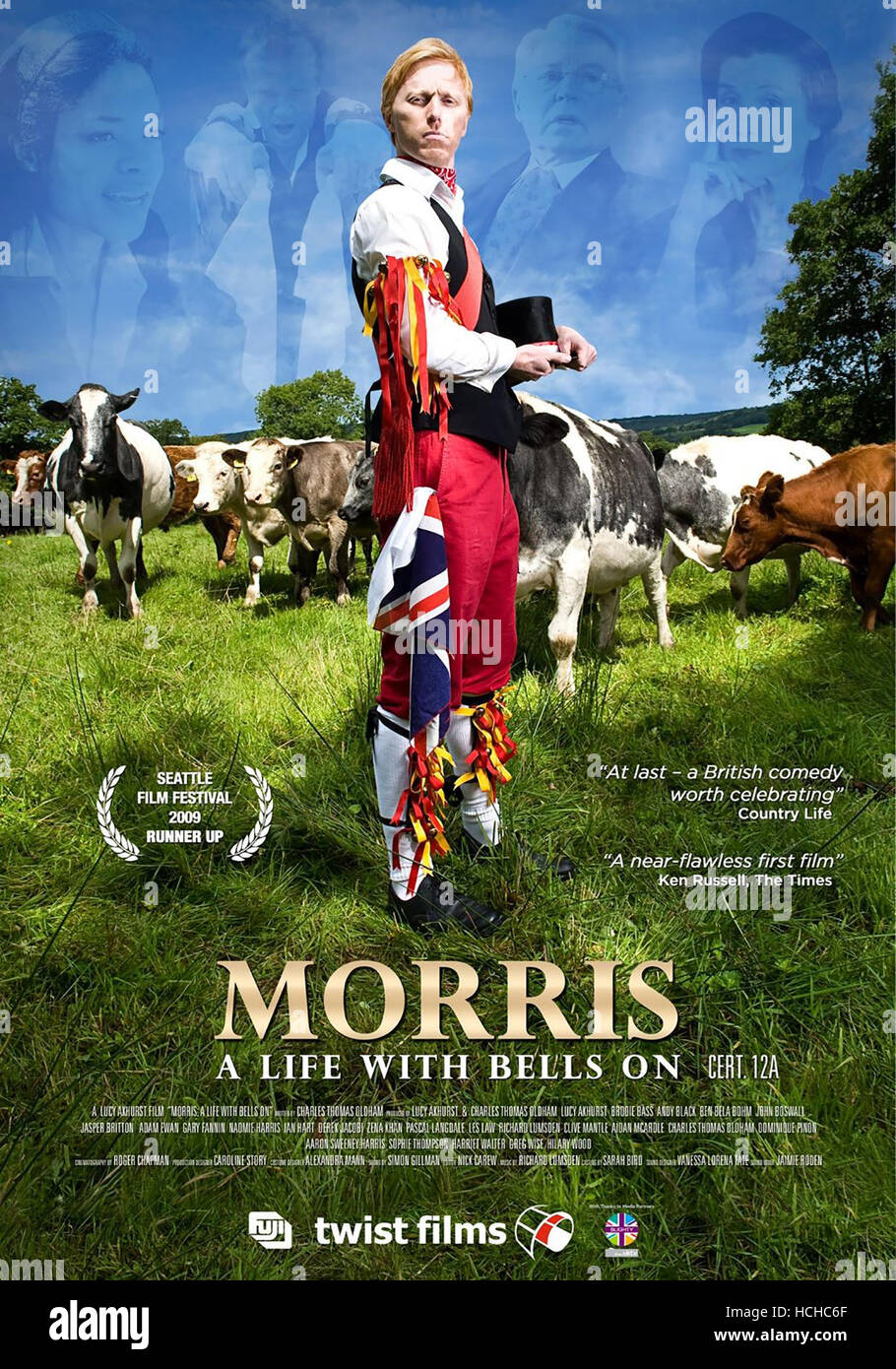 MORRIS: A LIFE WITH BELLS ON, British poster, front: Tom Oldham, back ...