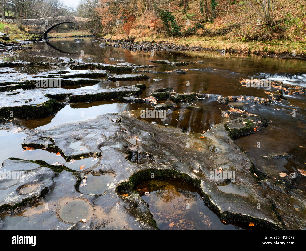 Stainforth Packhorse Bridge and the River Ribble Stainforth Ribblesdale ...