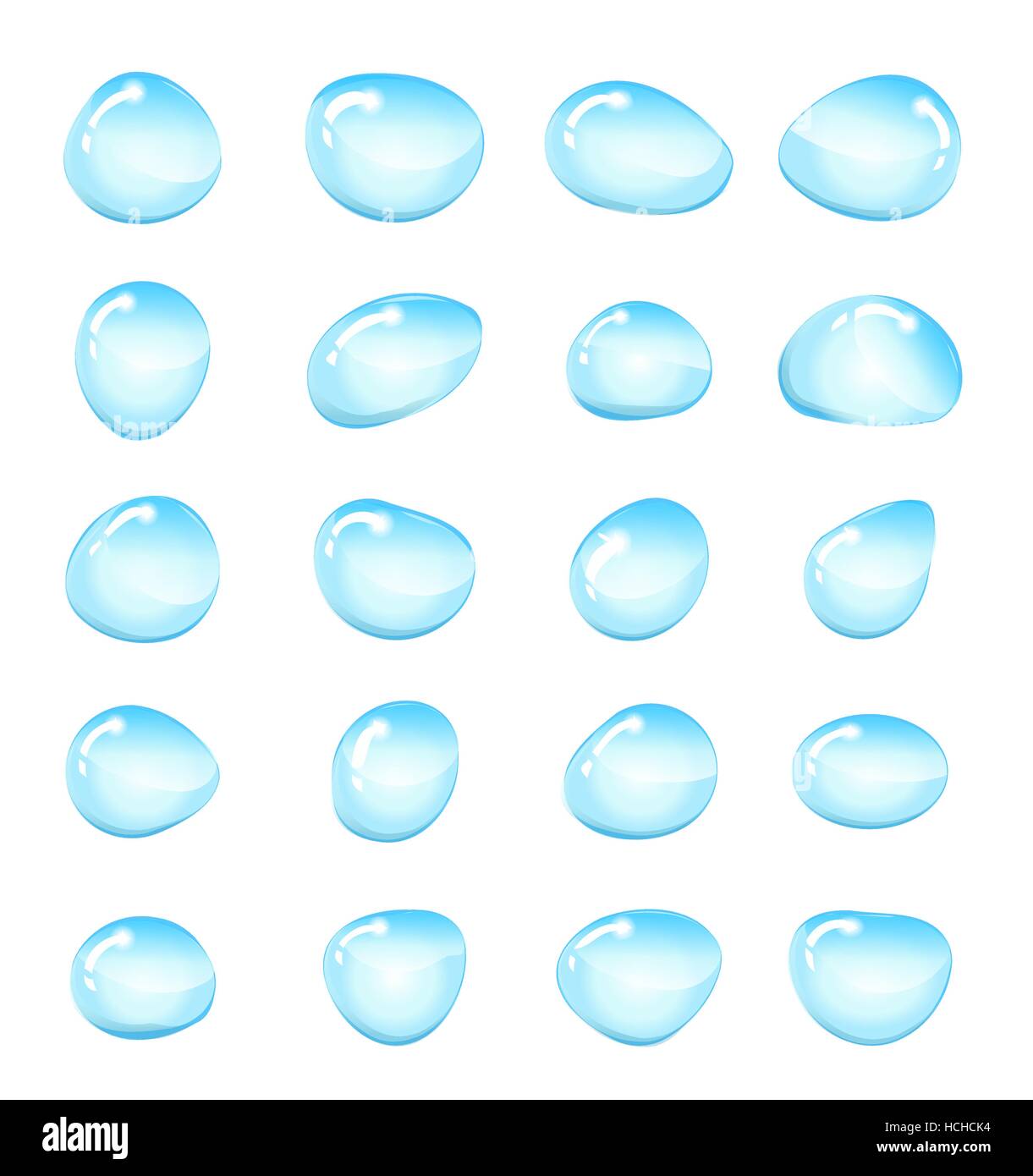 Different shapes water drops Stock Vector Images - Alamy