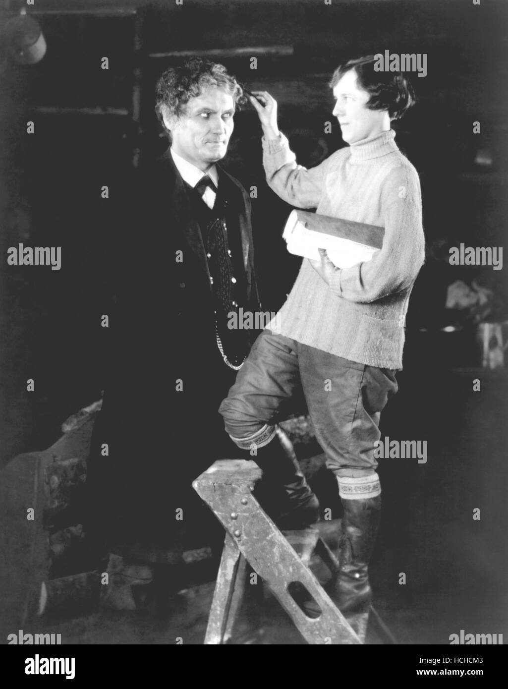 THE MOUNTAIN EAGLE, from left: Bernhard Goetzke, assistant director ...