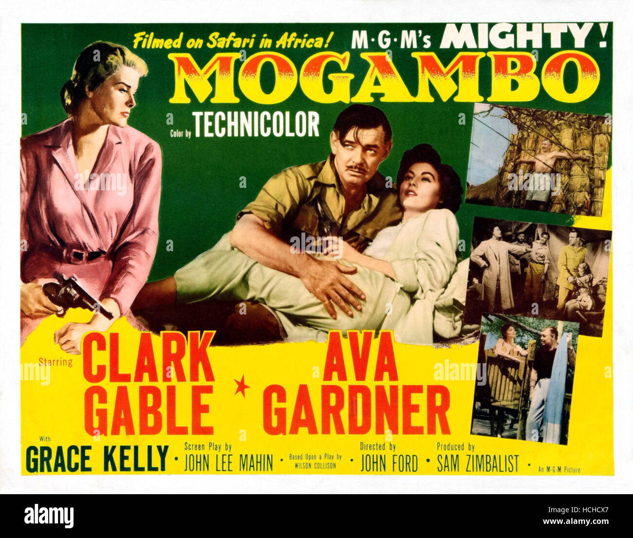MOGAMBO, Grace Kelly, Clark Gable, Ava Gardner, 1953 Stock Photo - Alamy