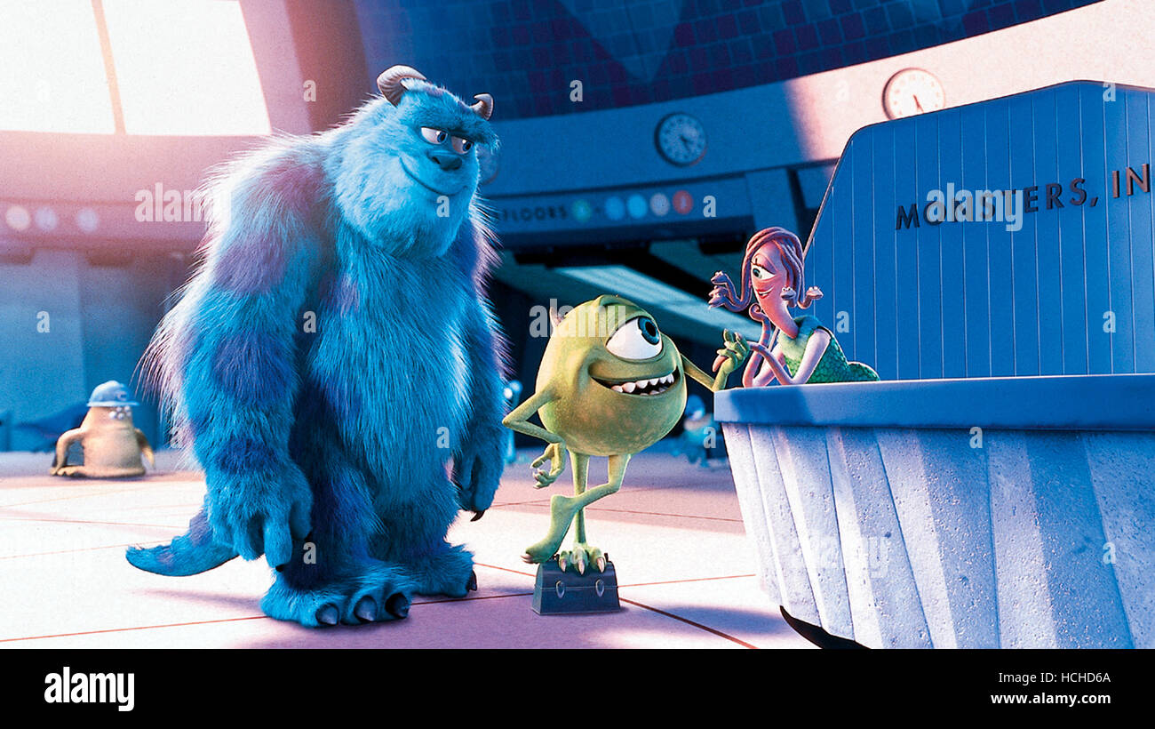 MONSTERS INC. Sulley, Mike Wazowski, Celia, 2002, (c) Walt Disney ...