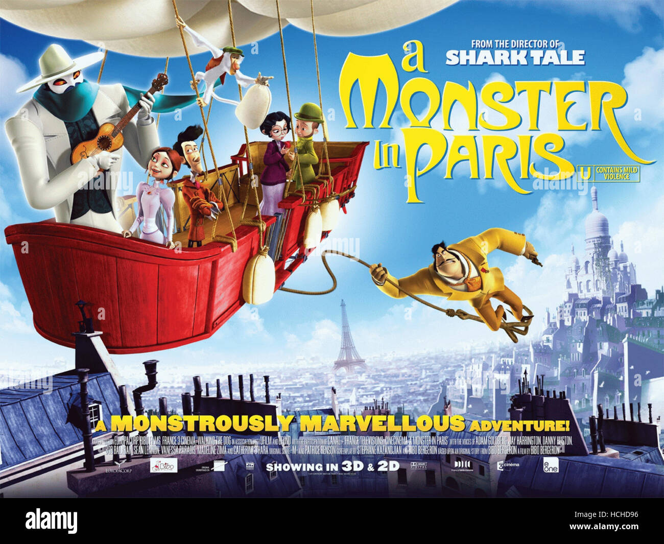 A MONSTER IN PARIS, (aka UN MONSTRE A PARIS), British poster art, from ...