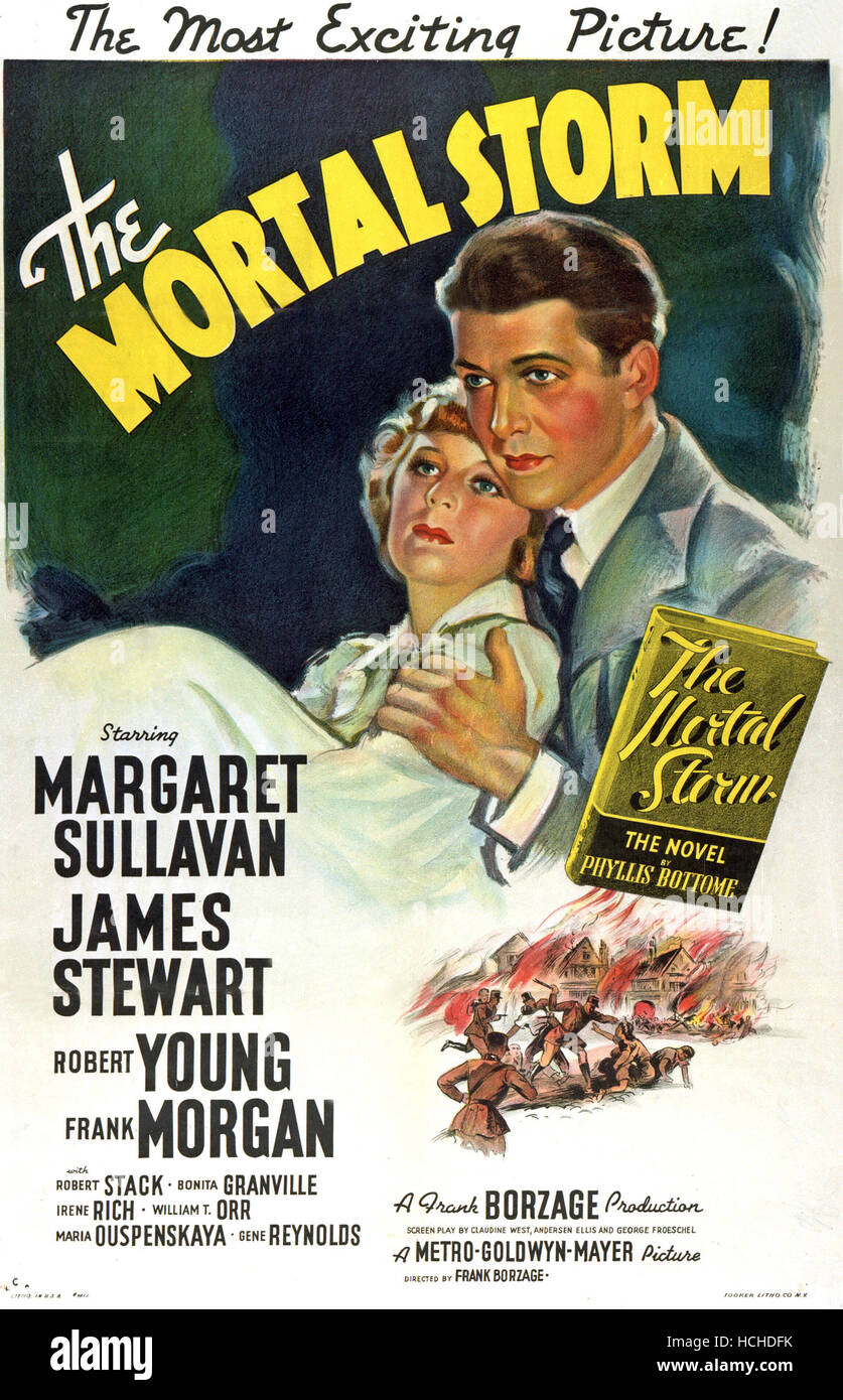 THE MORTAL STORM, Margaret Sullavan, James Stewart, 1940 Stock Photo ...