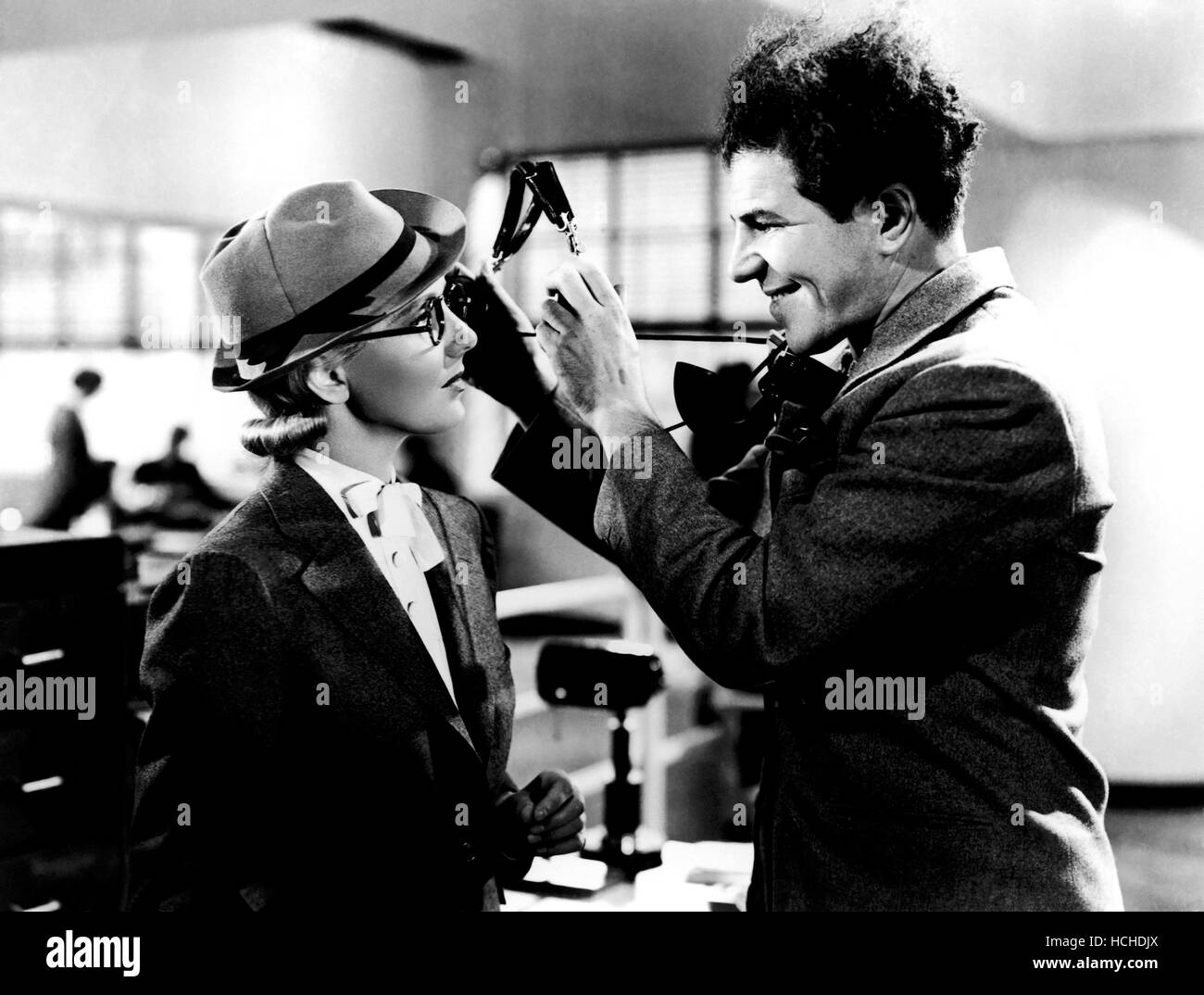 MORE THAN A SECRETARY, Jean Arthur, Lionel Stander, 1936 Stock Photo ...