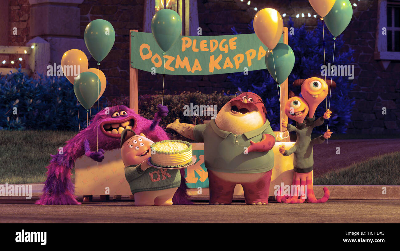 MONSTERS UNIVERSITY, Art (left, voice: Charlie Day), Squishy (voice ...