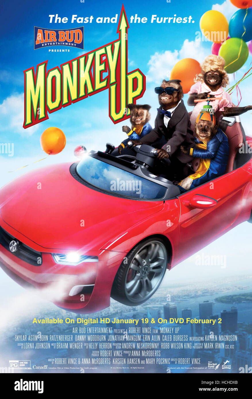 MONKEY UP, US poster, Crystal the Monkey, 2016. ©Freestyle Releasing ...