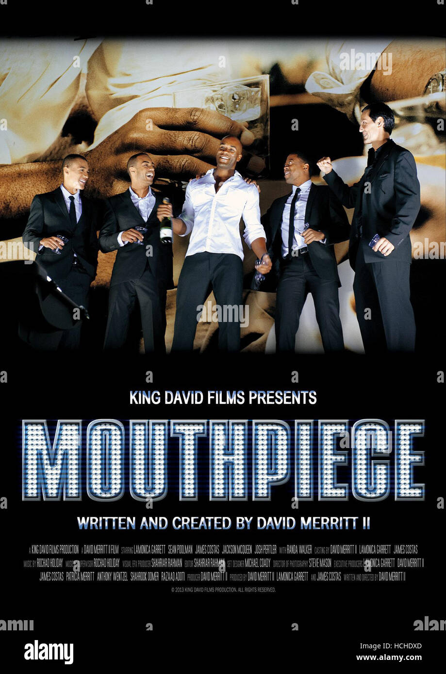 MOUTHPIECE, poster, from left: Joshua Pertler, Sean Poolman, LaMonica ...