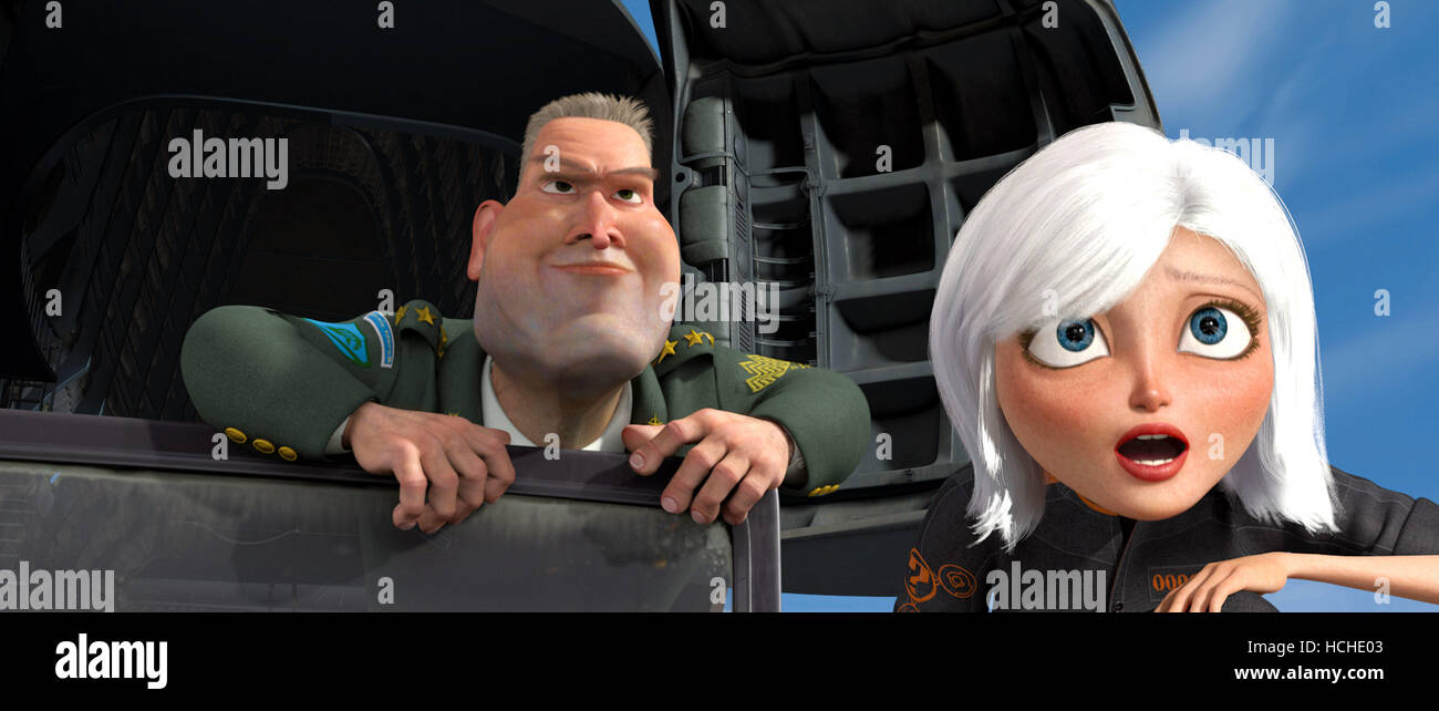 MONSTERS VS. ALIENS, from left: General W.R. Monger (voice: Kiefer ...