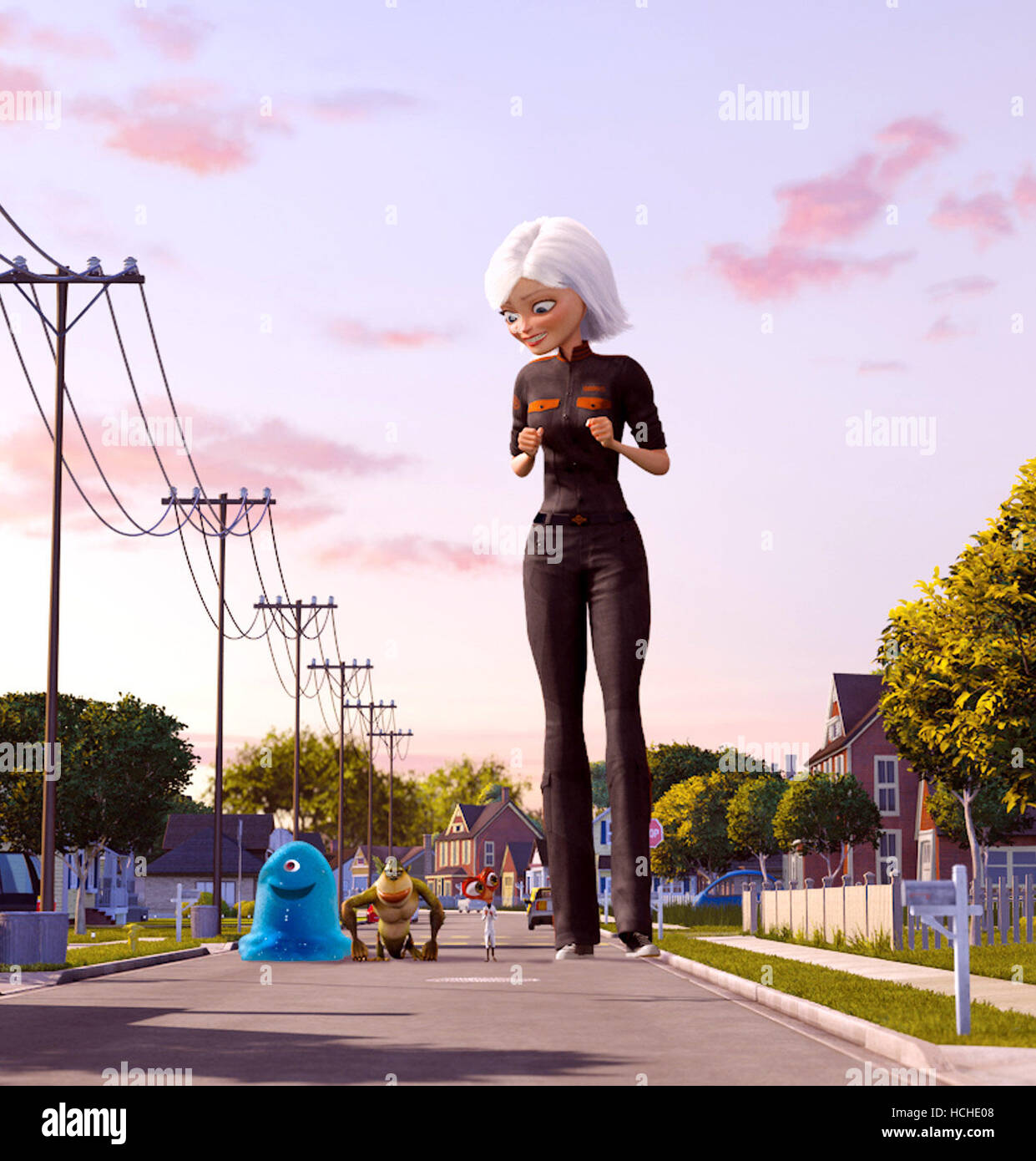 MONSTERS VS. ALIENS, from left: B.O.B. (voice: Seth Rogen), The Missing ...