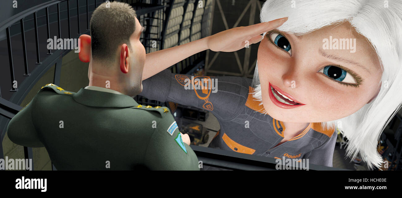 MONSTERS VS. ALIENS, from left: General W.R. Monger (voice: Kiefer ...