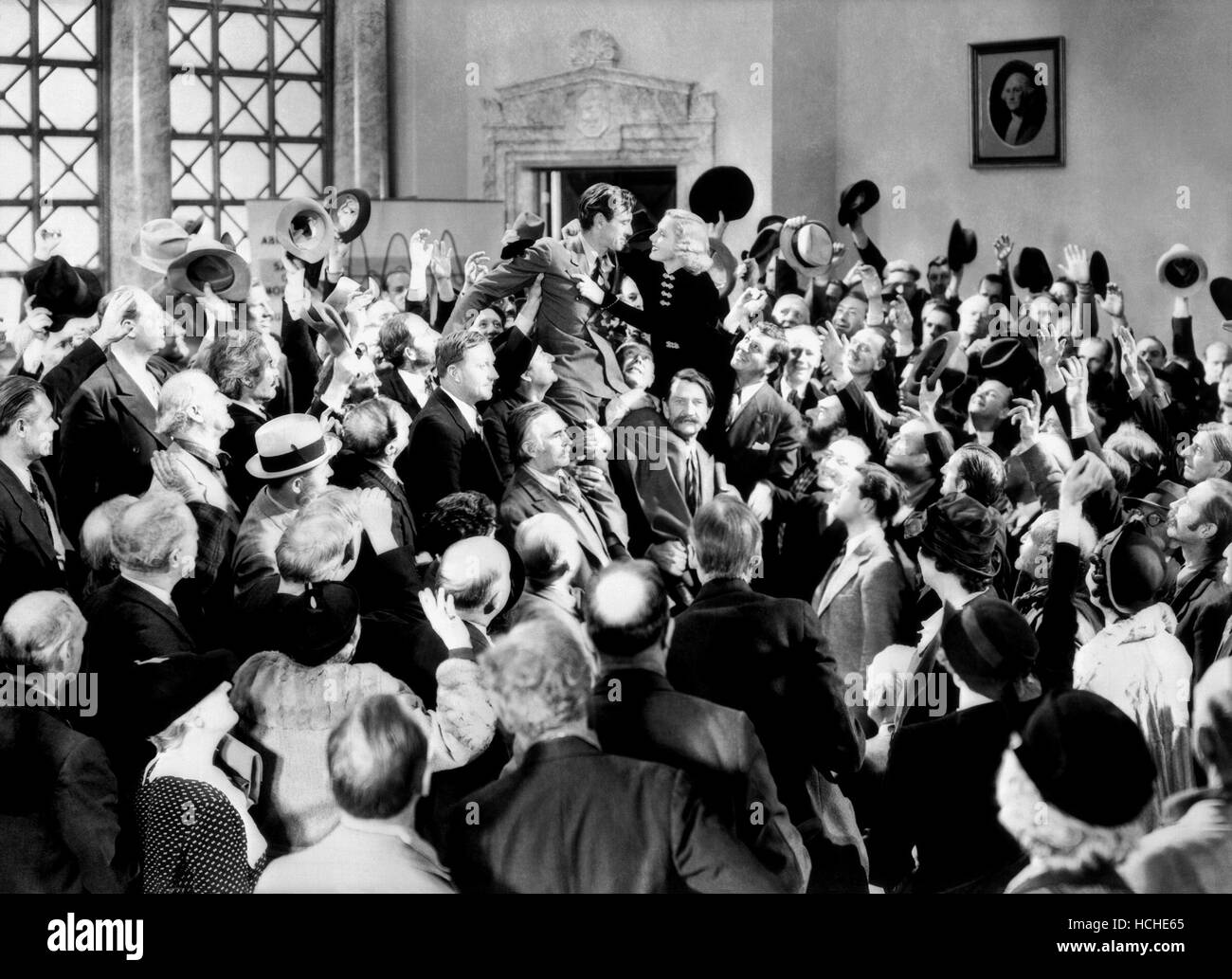 MR. DEEDS GOES TO TOWN, Gary Cooper, Jean Arthur, George Bancroft, 1936 ...