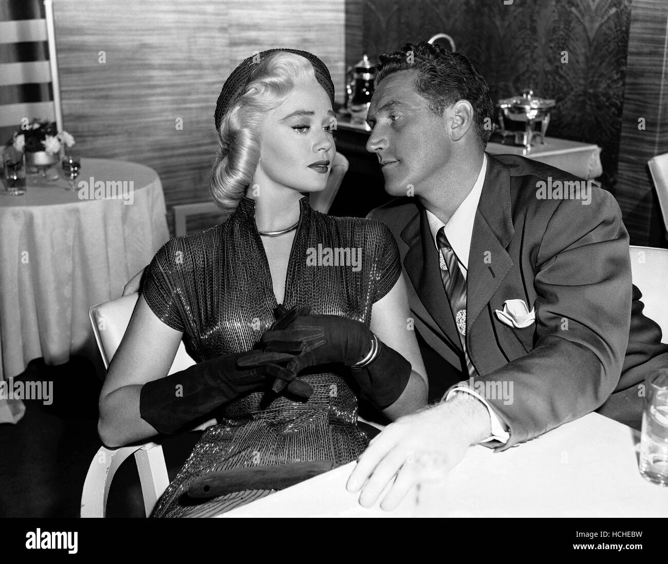 MRS. O'MALLEY AND MR. MALONE, from left: Dorothy Malone, James Whitmore ...